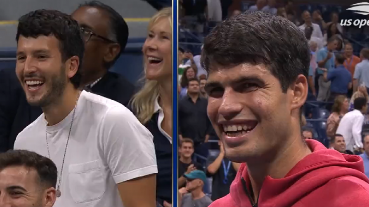 Alcaraz canta un tema de Sebastian Yatra en la central del US Open ...