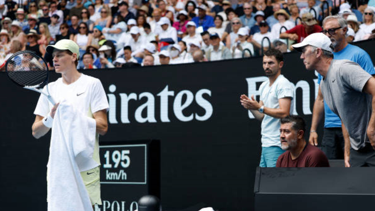 El entrenador de Sinner lo considera un 'monstruo' en Australia